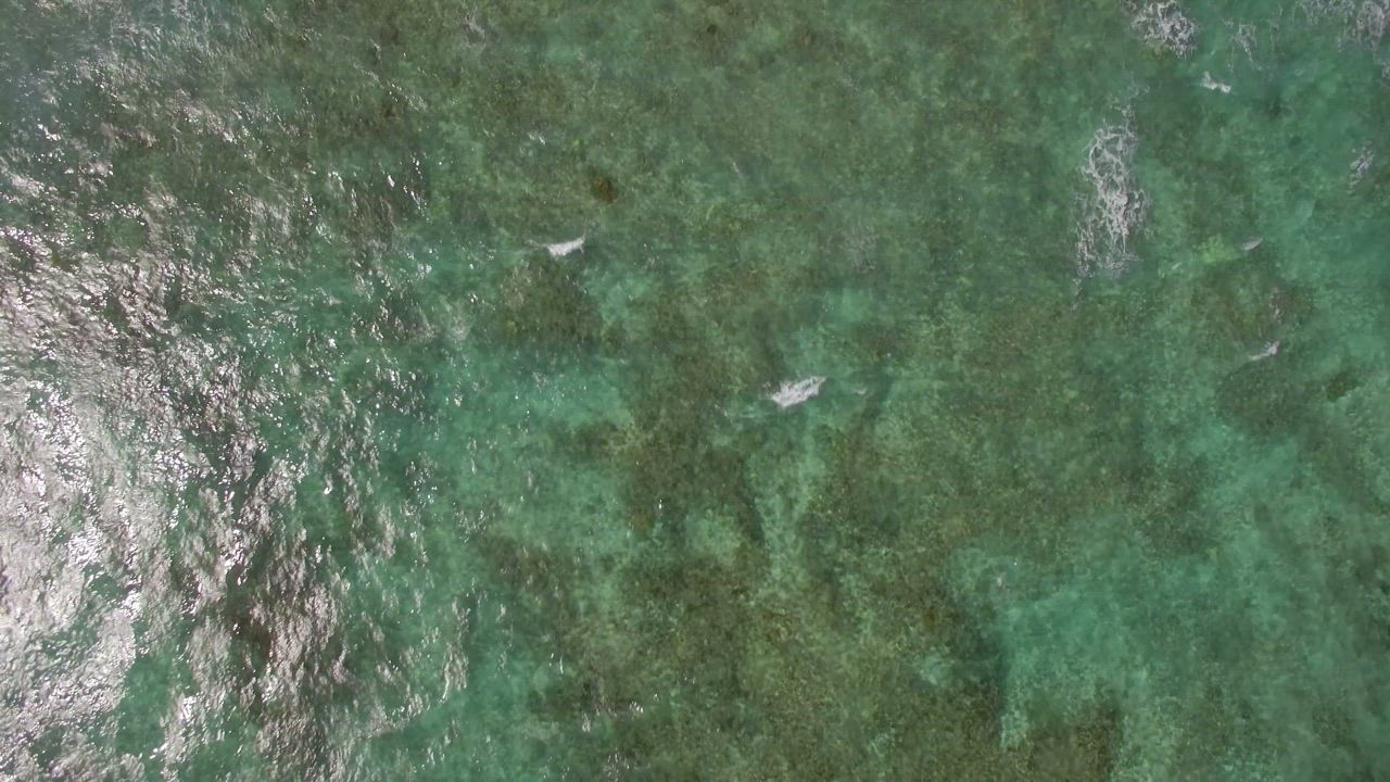 Shallow waters leading to the deep ocean - Free Stock Video