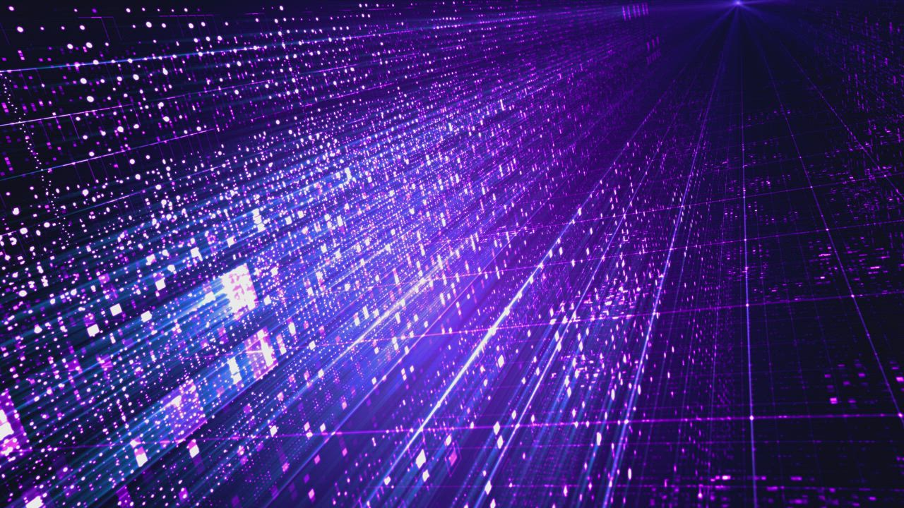 Virtual animation of a network - Free Stock Video