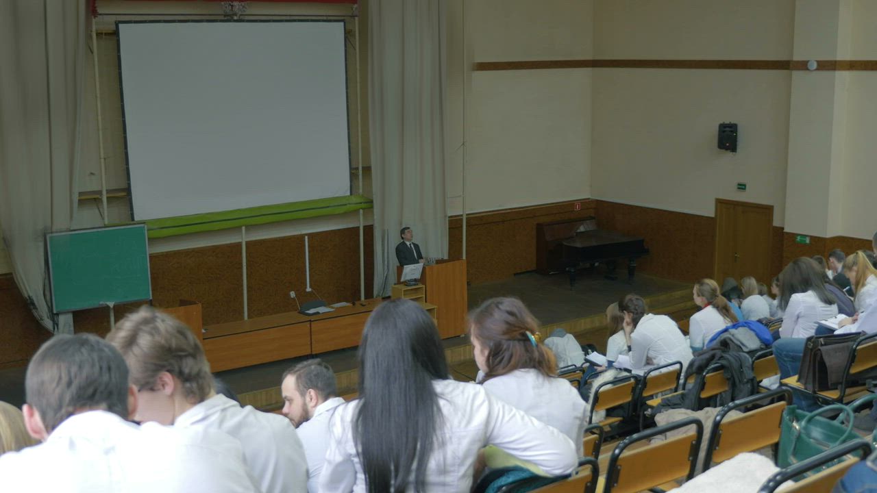 Medical lecture at a University - Free Stock Video