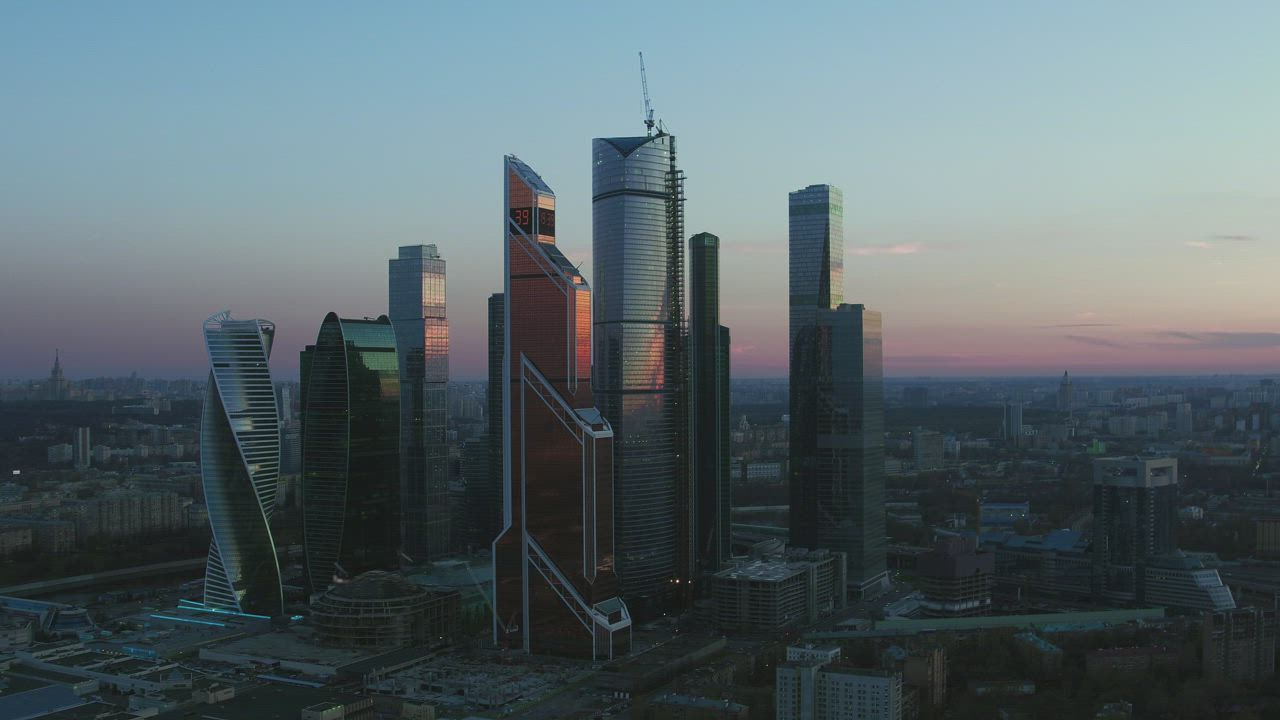 Business center in Russia - Free Stock Video