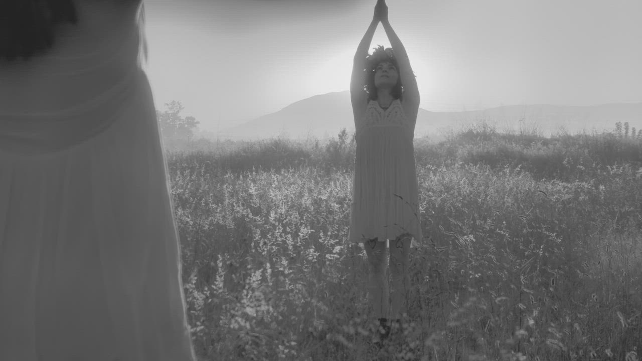 Women doing a ritual in the countryside - Free Stock Video