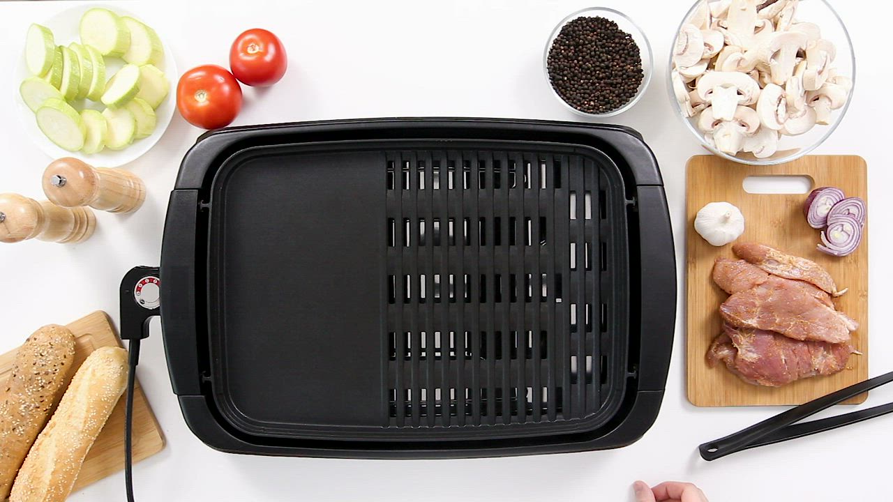 Cooking pieces of pork, top shot - Free Stock Video