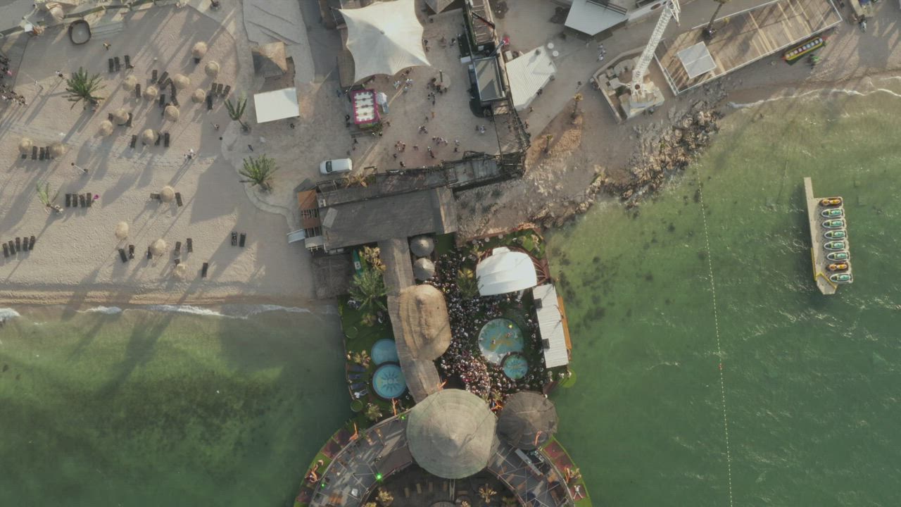 Little spring festival on the beach - Free Stock Video