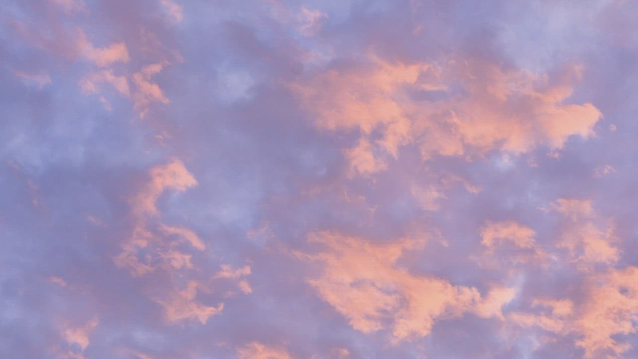 Moving clouds that change color - Free Stock Video