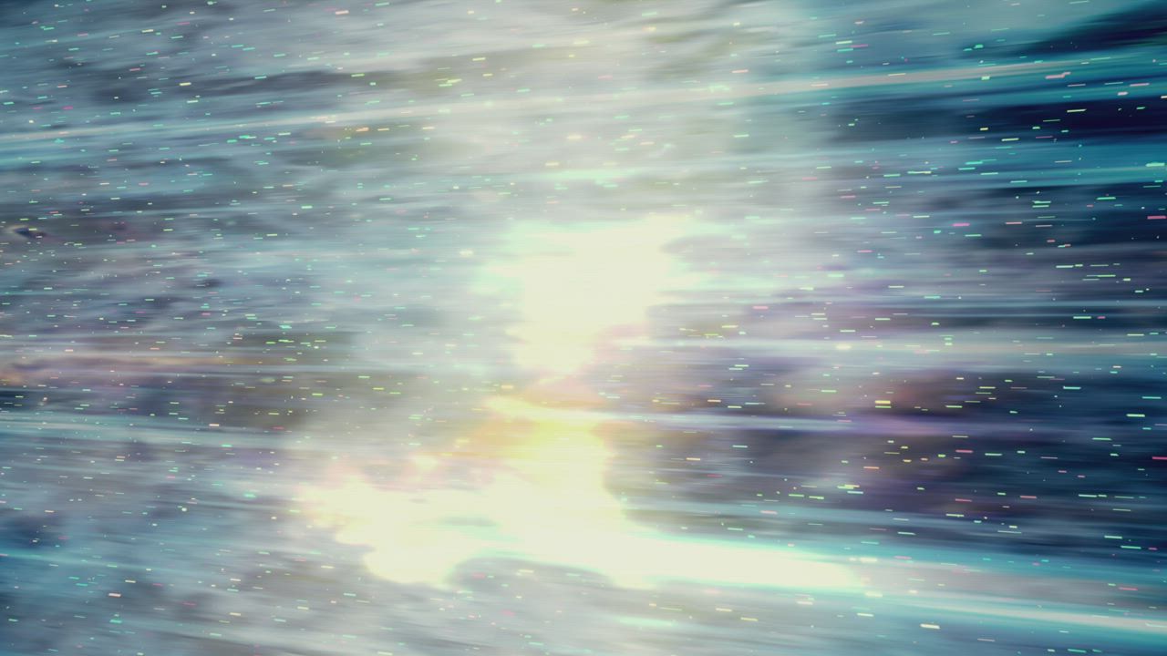 Flow of space matter, stars and nebulae - Free Stock Video