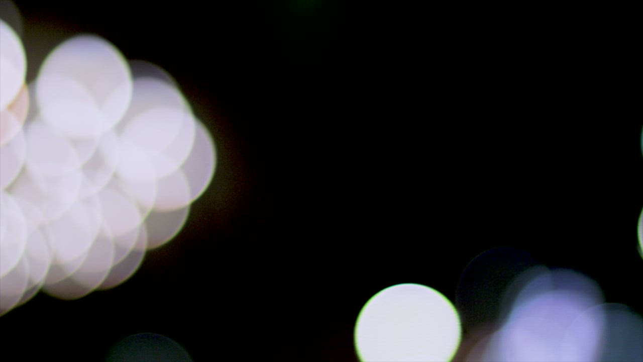 Round white lights - Free Stock Video