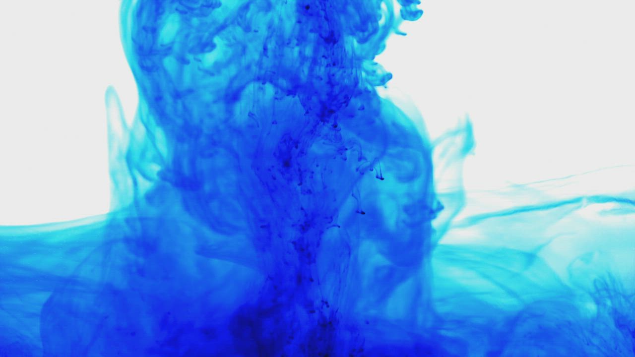Blue ink underwater texture - Free Stock Video