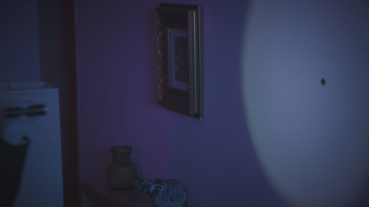 Police analyzing a shot in the wall at a crime scene - Free Stock Video