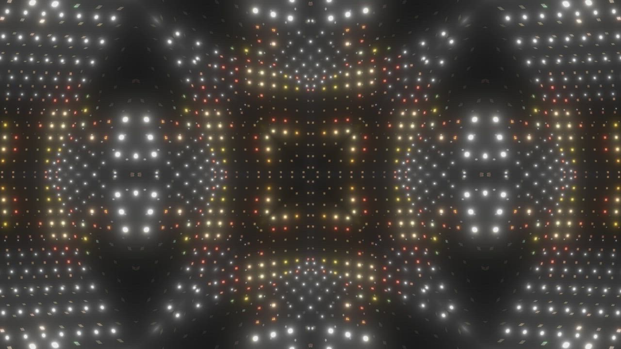 Colored lights spinning fast in a prism - Free Stock Video