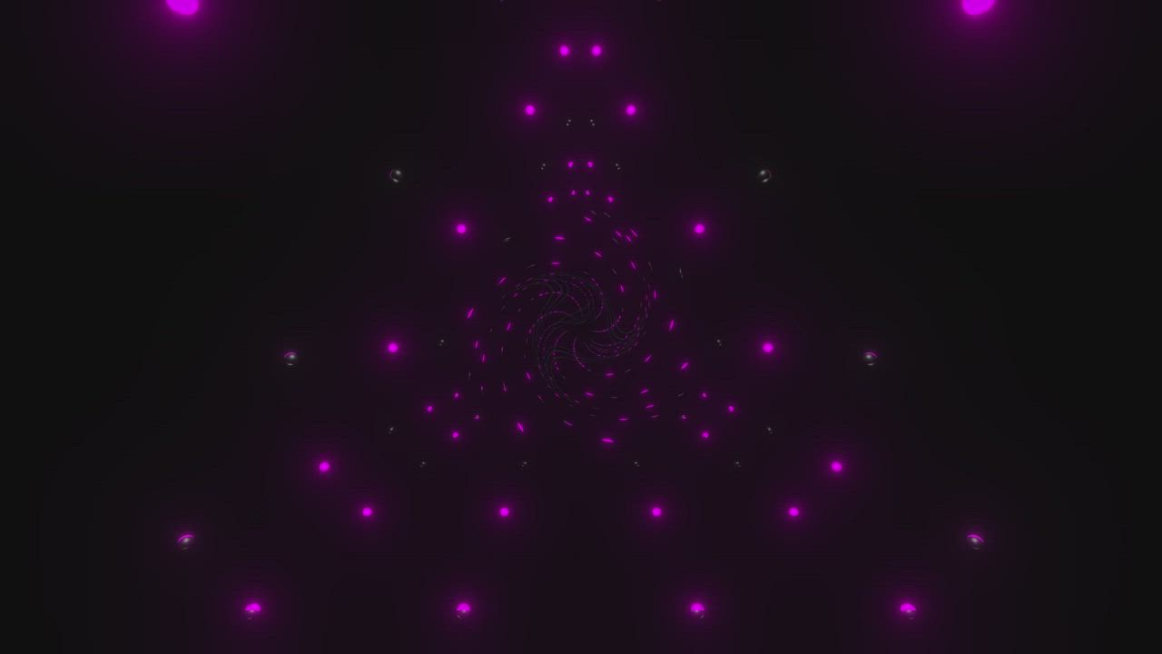 Path with triangles and points of light - Free Stock Video