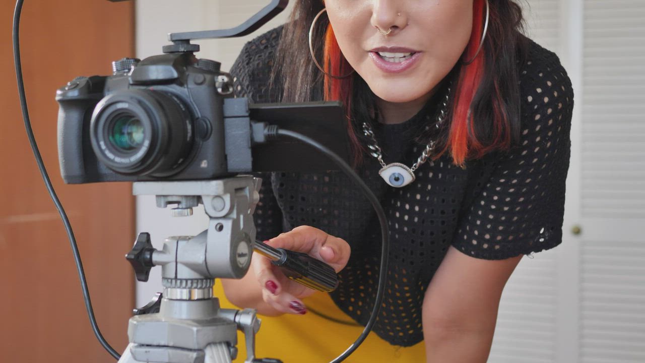 Young woman behind the camera recording a boy - Free Stock Video