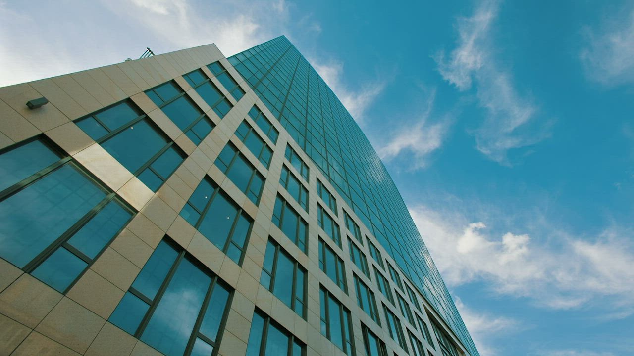 Corporate building, low static view - Free Stock Video