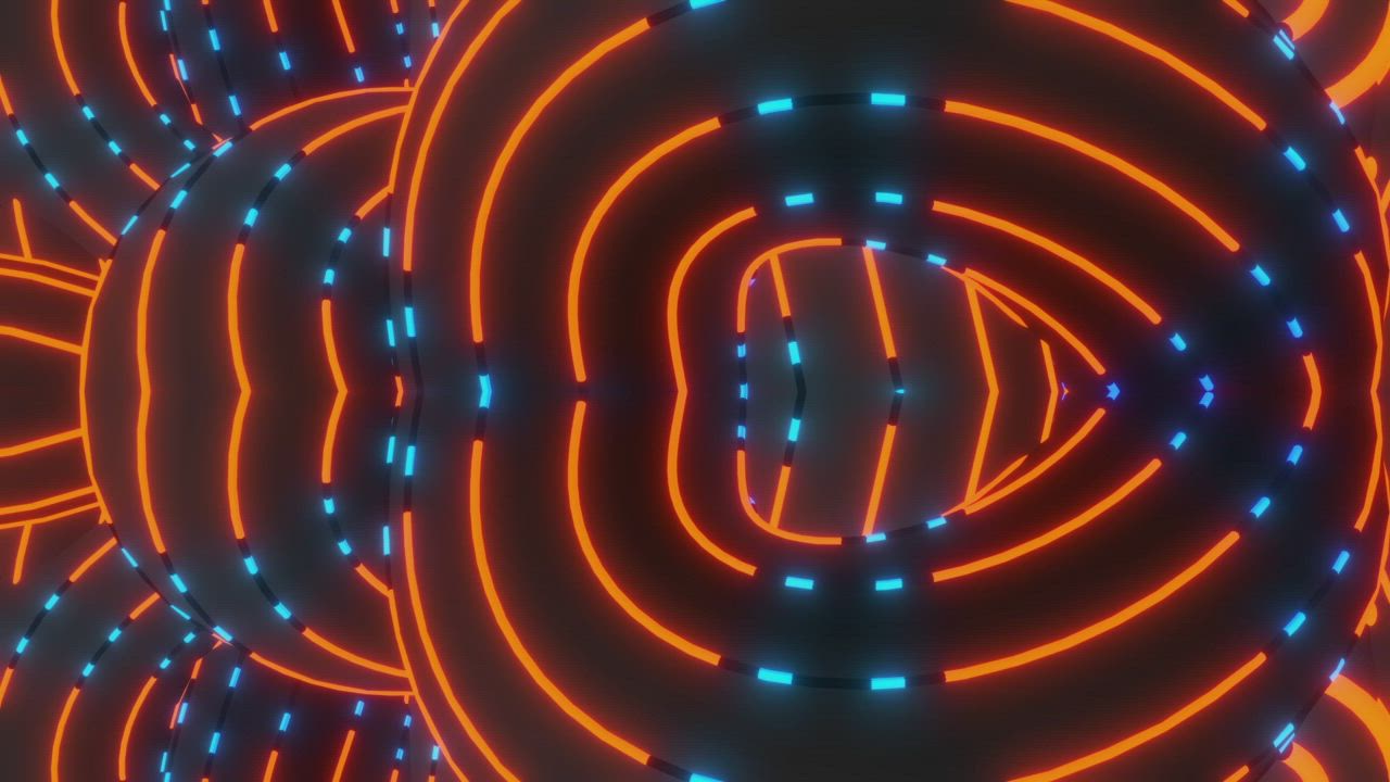 Abstract moving lines made of lights - Free Stock Video