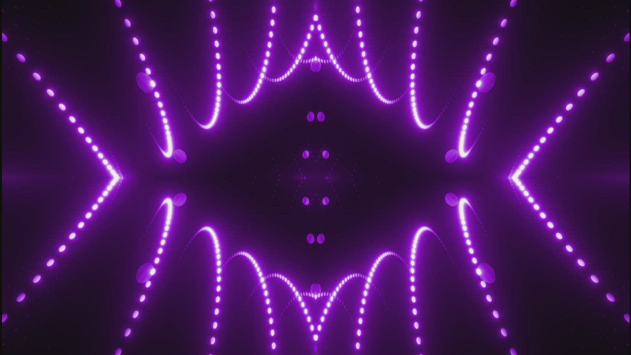 Lines of violet light dots waving - Free Stock Video