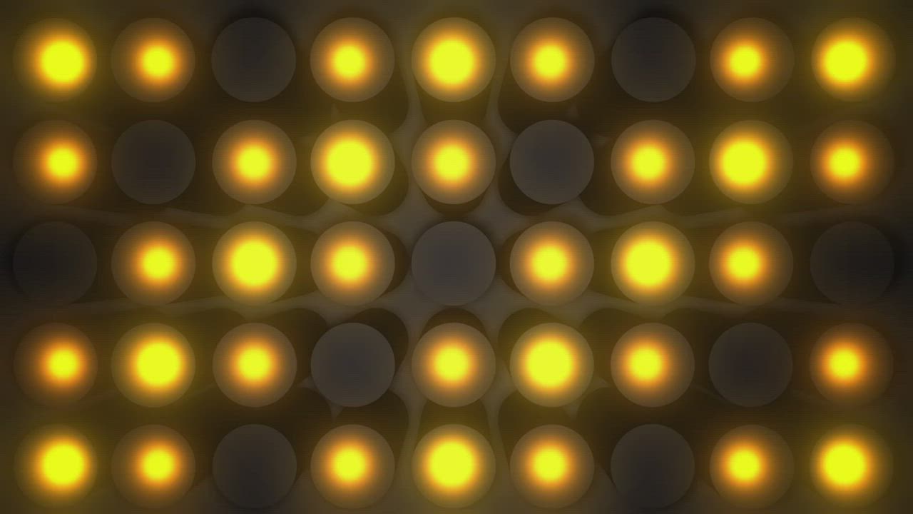 Cylinders from above while turning on yellow light - Free Stock Video