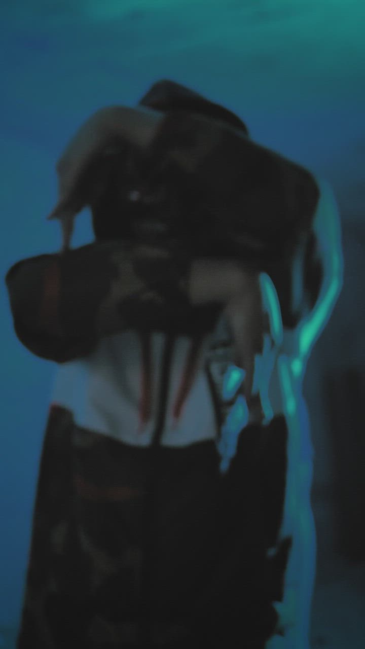 Dancing in a purge mask - Free Stock Video