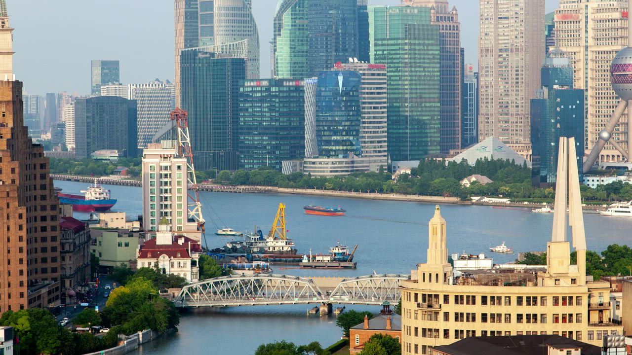 View from the heights of a gigantic city - Free Stock Video