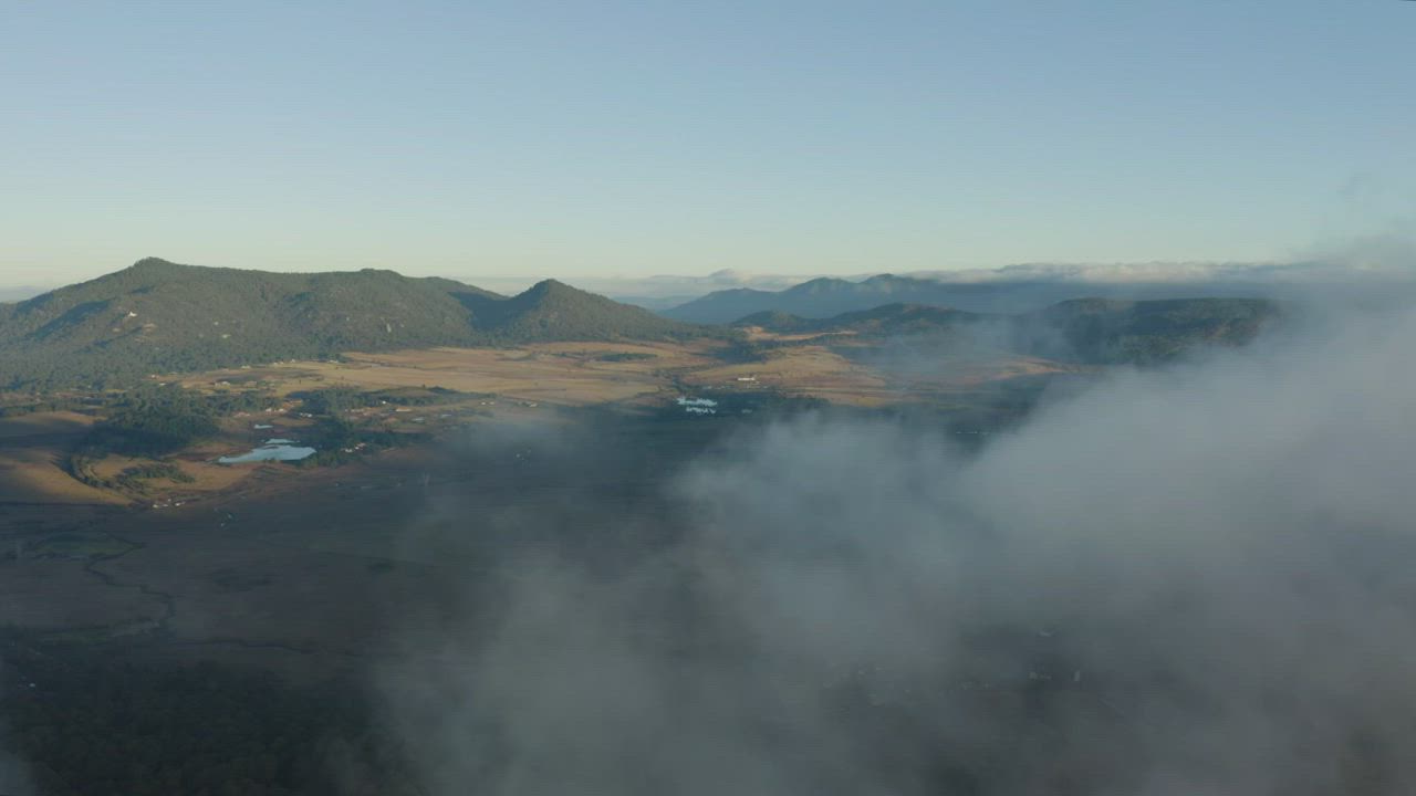 Aerial tour above a natural landscape - Free Stock Video