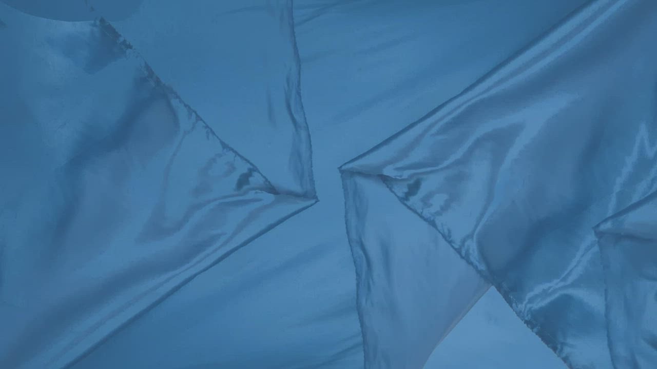 Bright blue fabric texture - Free Stock Video