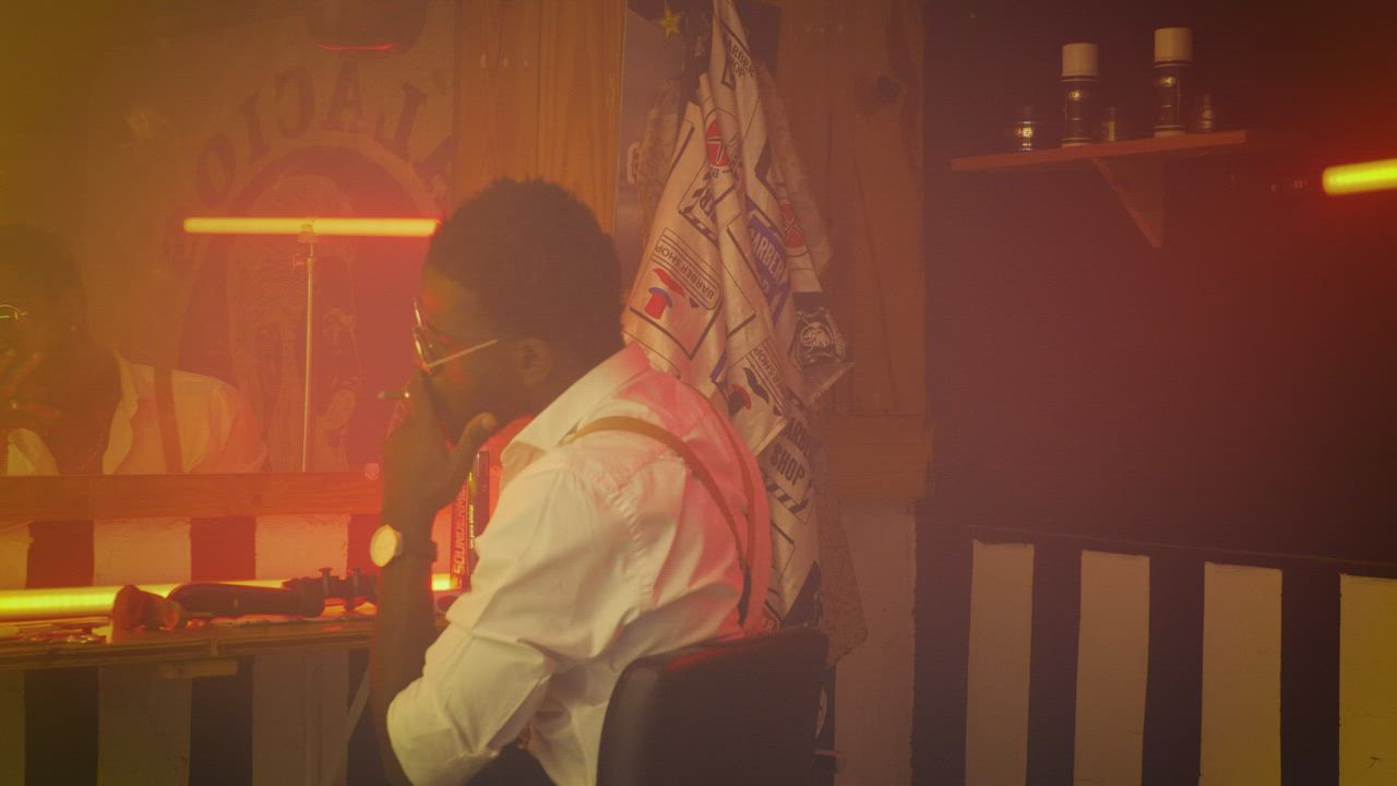 Young barber greeting one of his clients in a friendly manner - Free ...