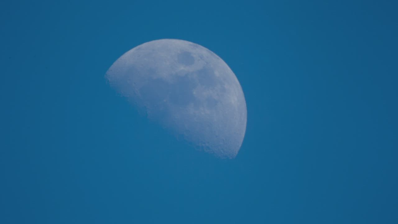 Moon close up shot - Free Stock Video