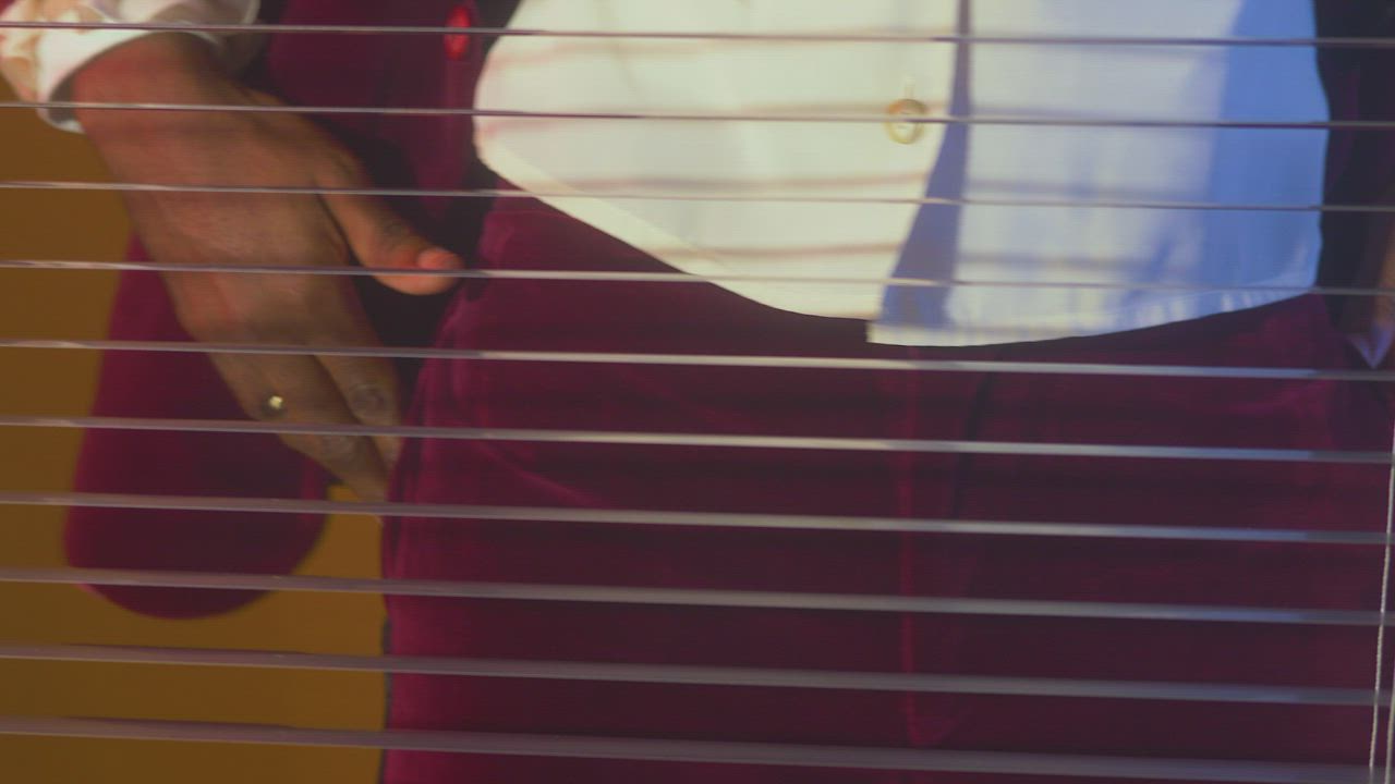 Elegant man looking out the window - Free Stock Video