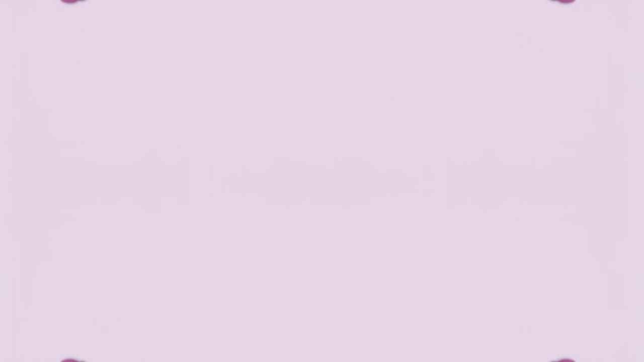 Cloud of pink ink in water in a scene mirrored in four - Free Stock Video