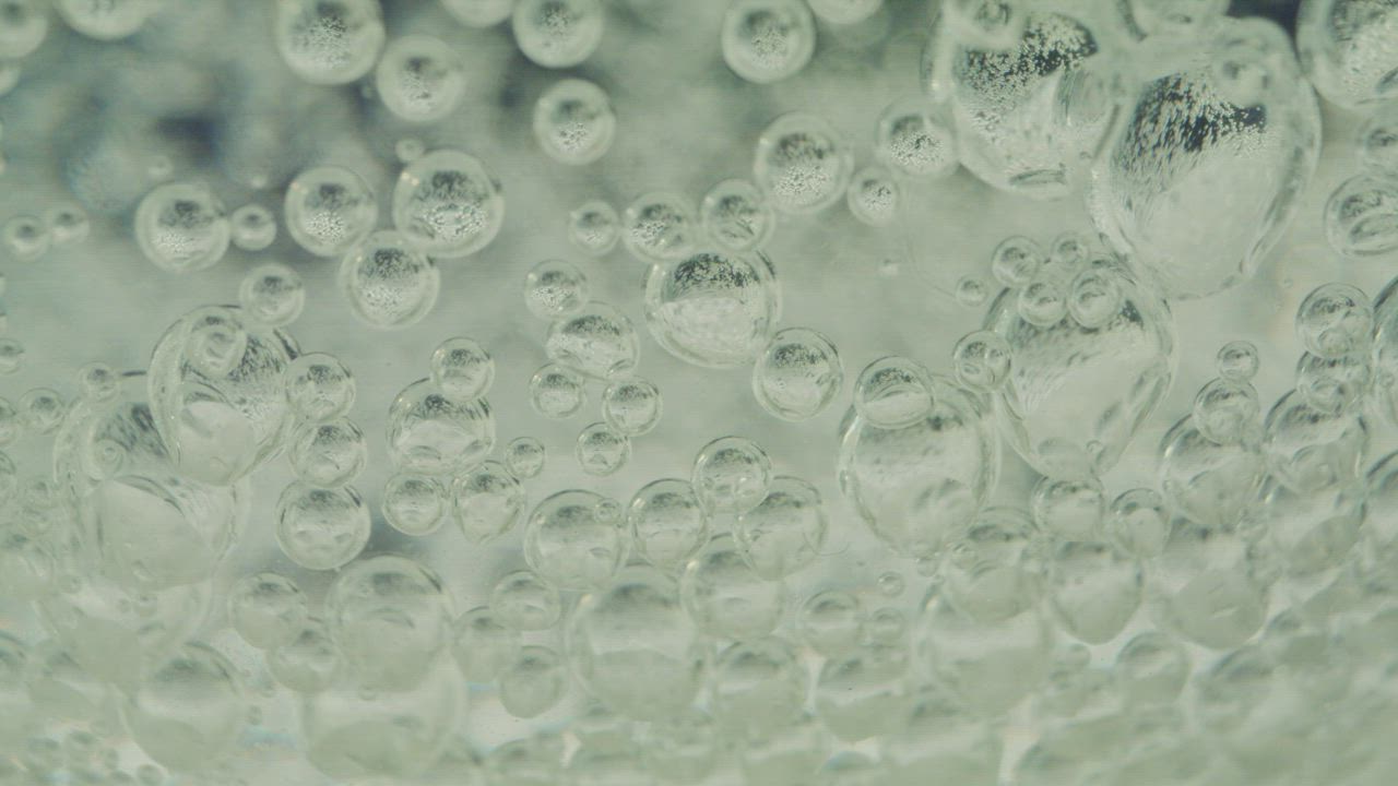 Gaseous and bubbly liquid texture - Free Stock Video
