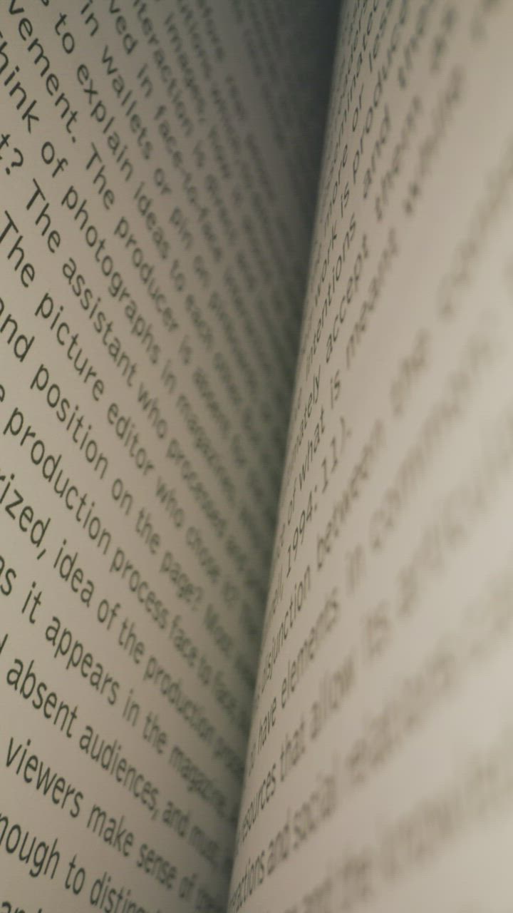 Pages of a book closing - Free Stock Video