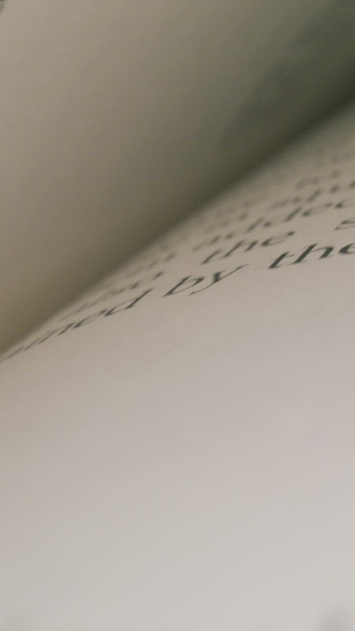 Texture of a book - Free Stock Video