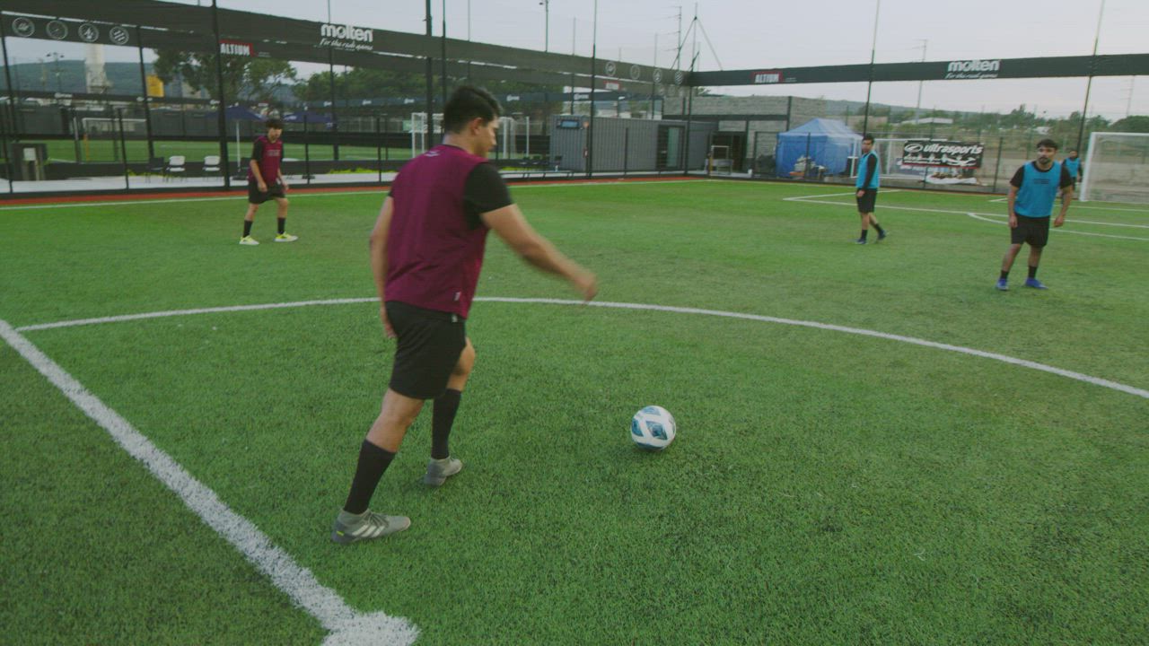 Goal play in a semi-professional soccer game - Free Stock Video