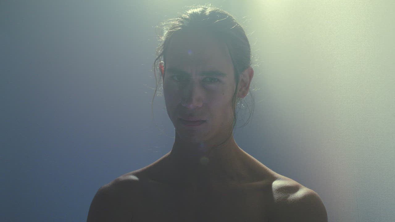 Portrait of an angry man looking at the camera - Free Stock Video