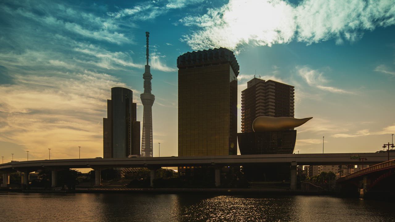 Tower of the Tree of Heaven Tokyo - Free Stock Video