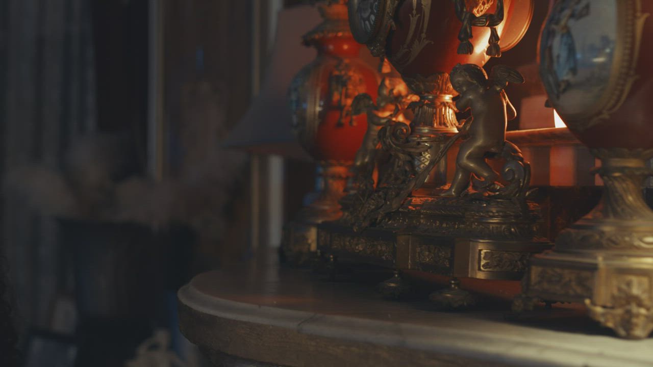 Girl being possessed in a haunted house - Free Stock Video