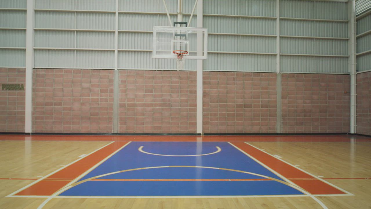 Expert basketball player scoring a basket - Free Stock Video