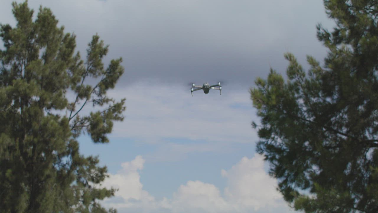 Drone flying over nature - Free Stock Video