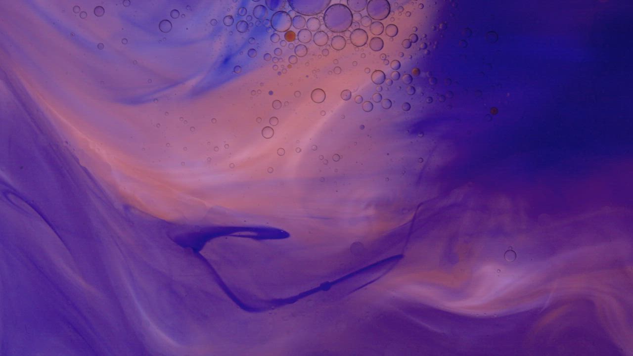 Texture of colored ink flowing in a thick liquid - Free Stock Video