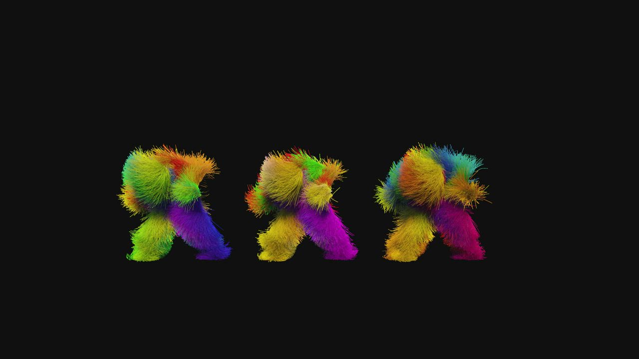 Funny multicoloured monster dancing to upbeat music - Free Stock Video