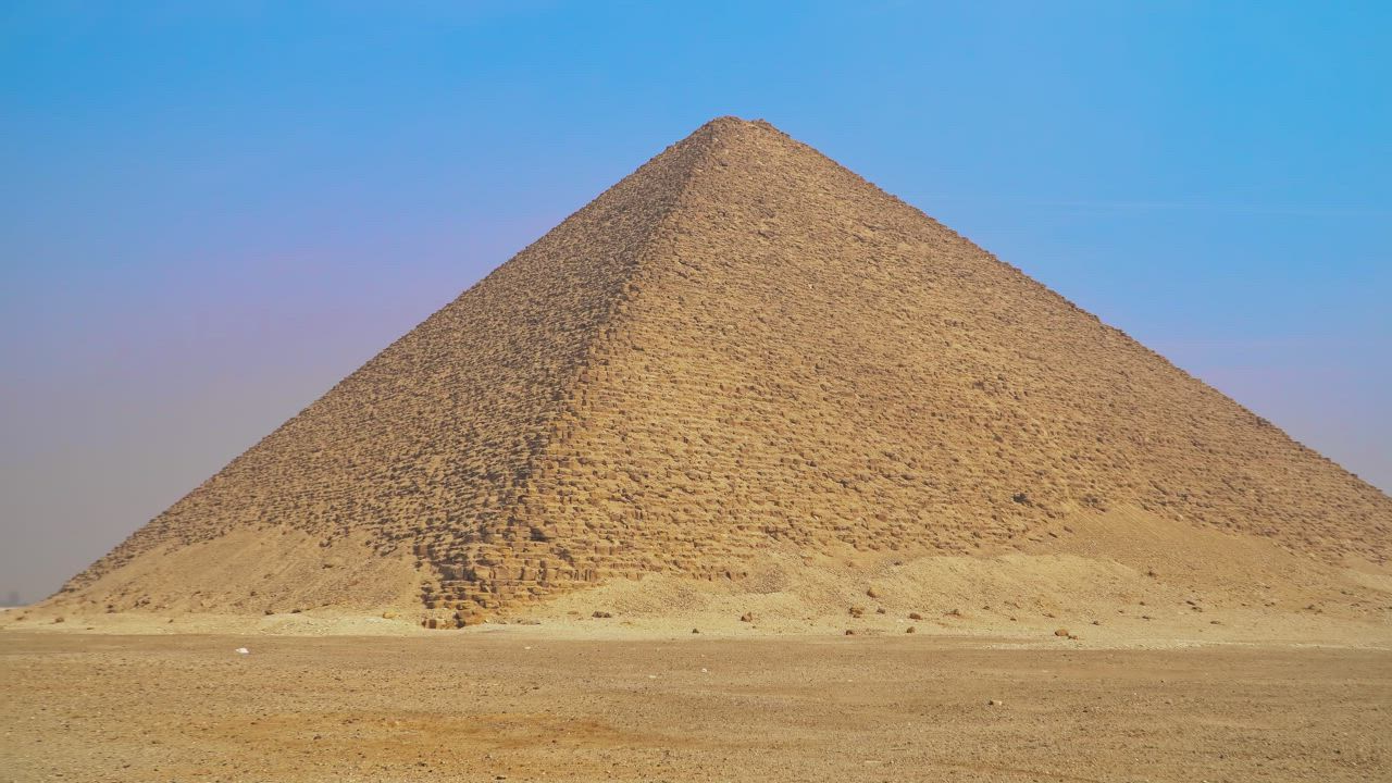 A great ancient Pyramid standing tall in Egypt - Free Stock Video