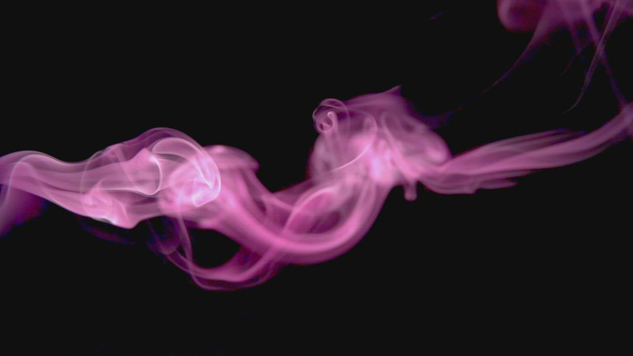 Pink smoke swirls and expands - Free Stock Video