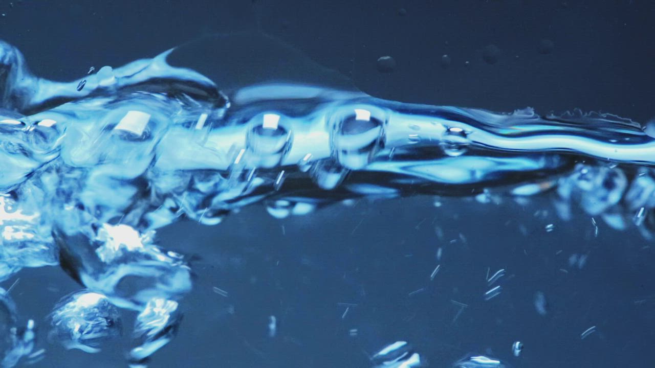 Sloshing water close up - Free Stock Video