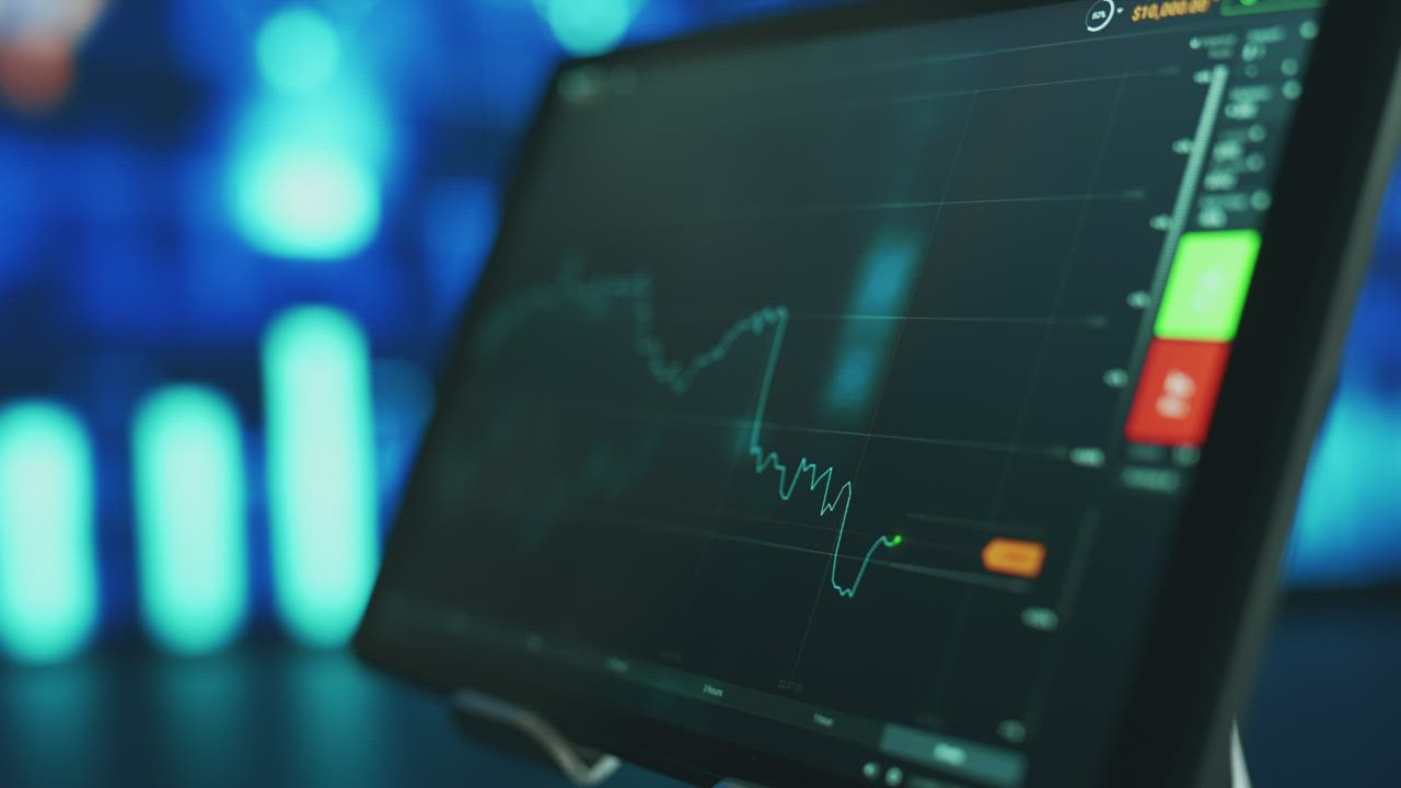 Stock financial market information - Free Stock Video