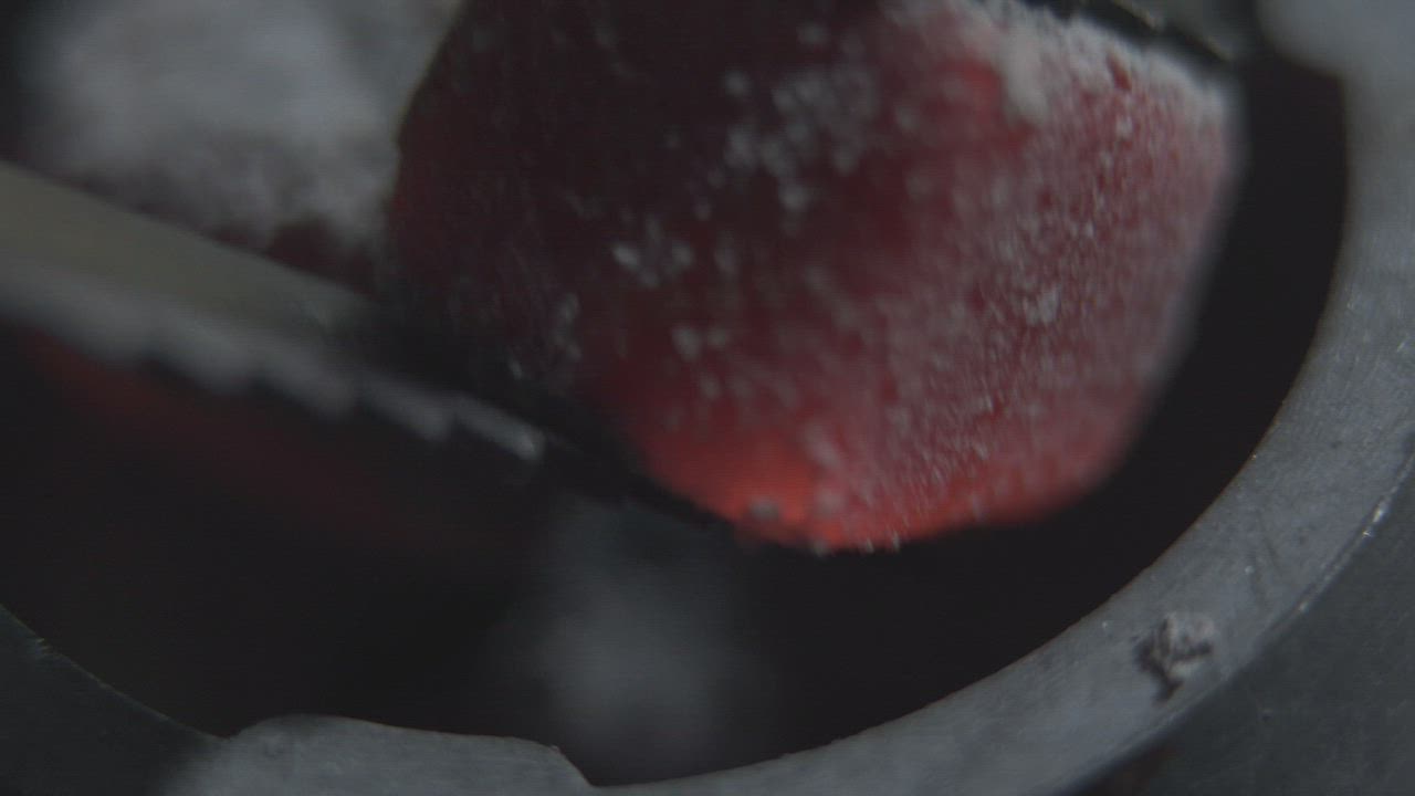 Shisha hookah with red hot cubes - Free Stock Video