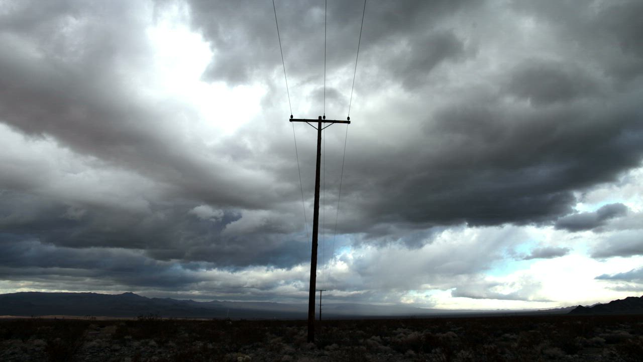 Time lapse of a heavy and rainy clouds - Free Stock Video