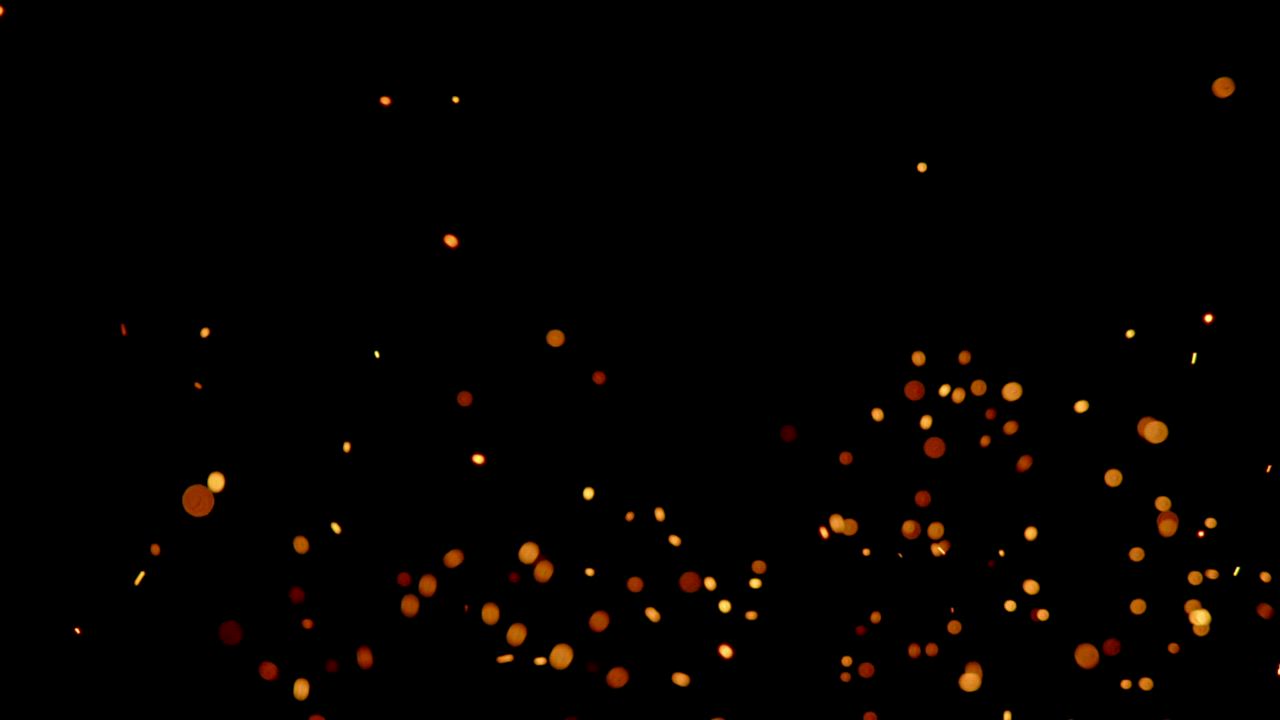 Inspirational sparkles on black background - Free Stock Video