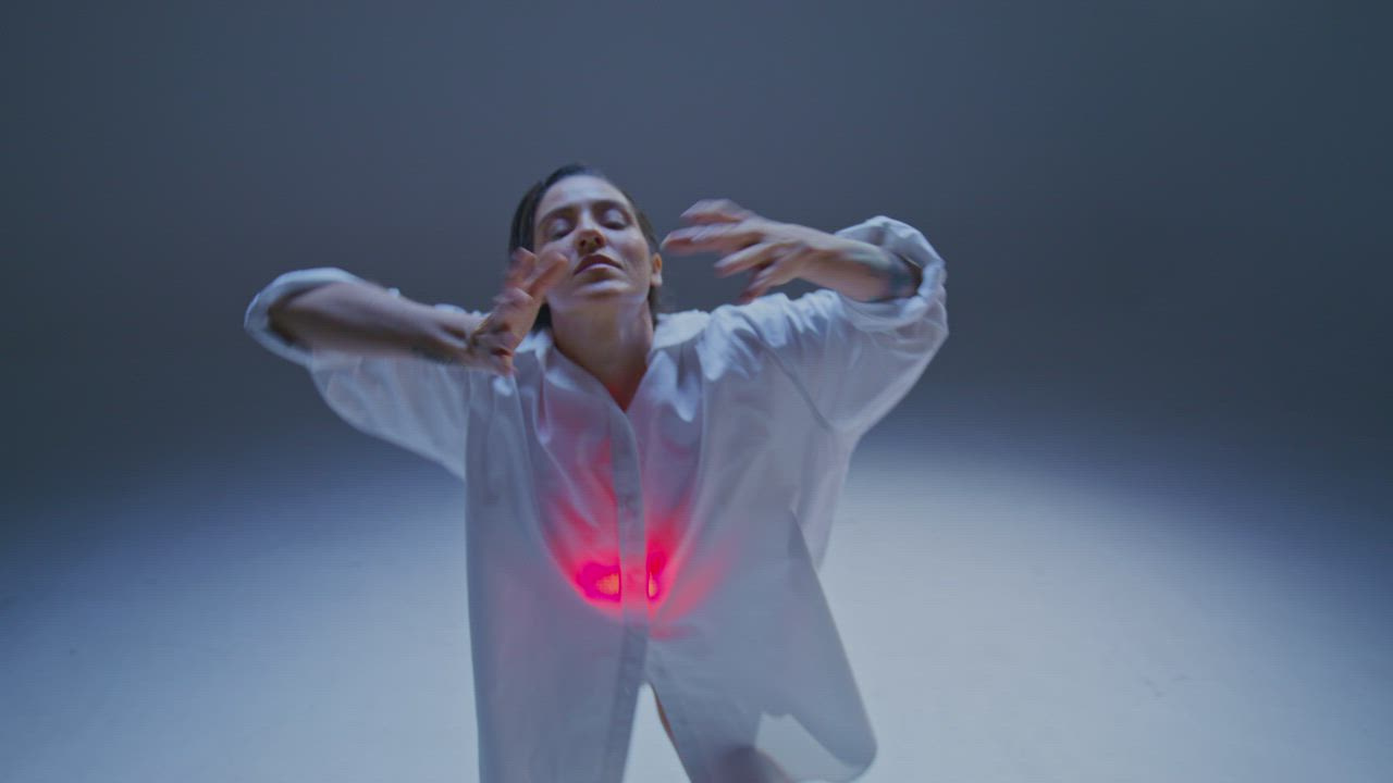 Abstract performance by a talented dancer - Free Stock Video