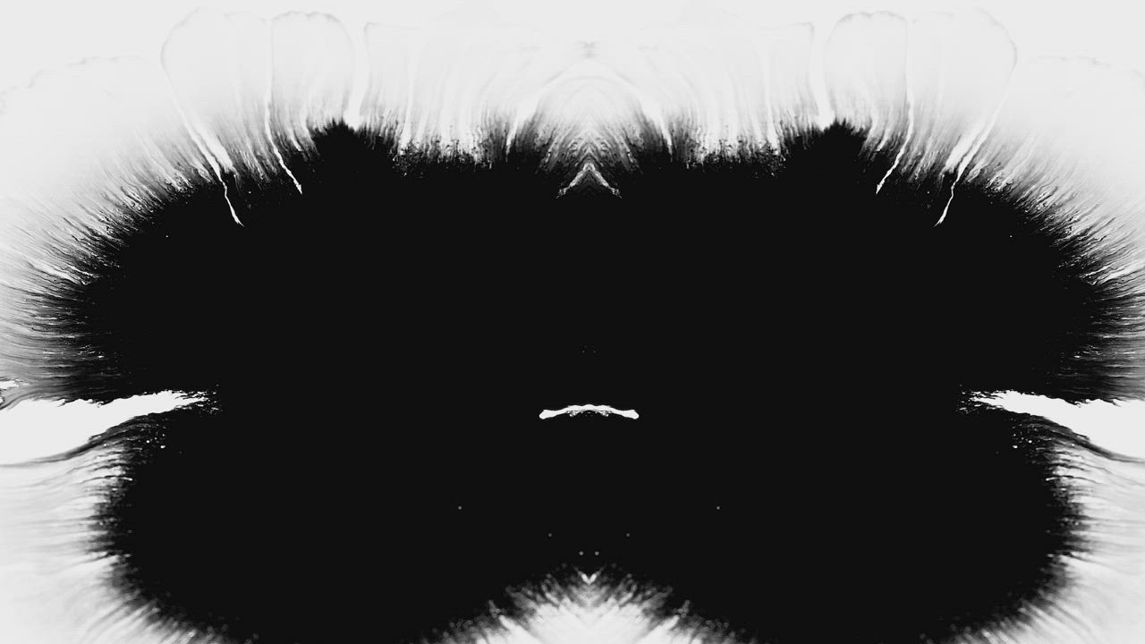 Black ink on white background - Free Stock Video