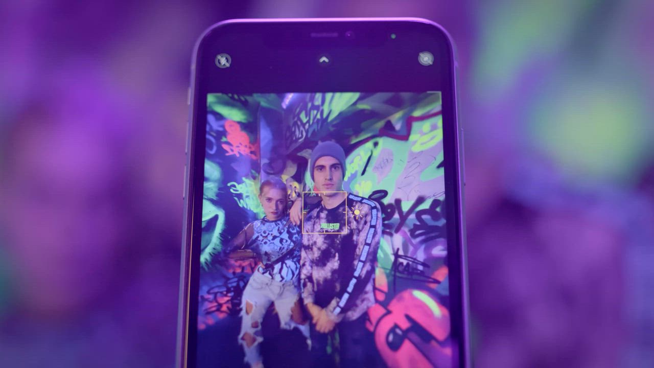 A couple of young teenagers dancing on a graffiti club - Free Stock Video