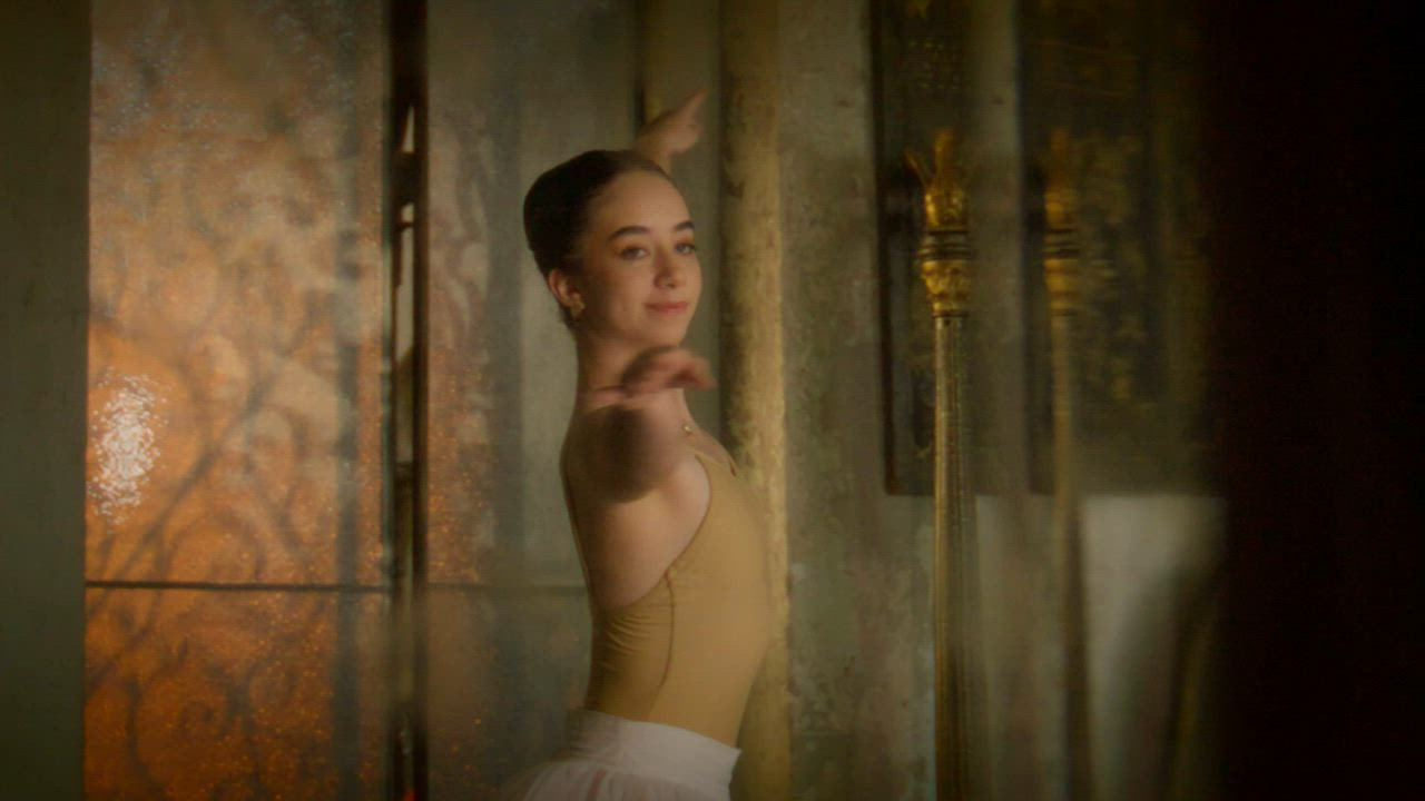 A classic ballet ballerina spins in slow motion - Free Stock Video