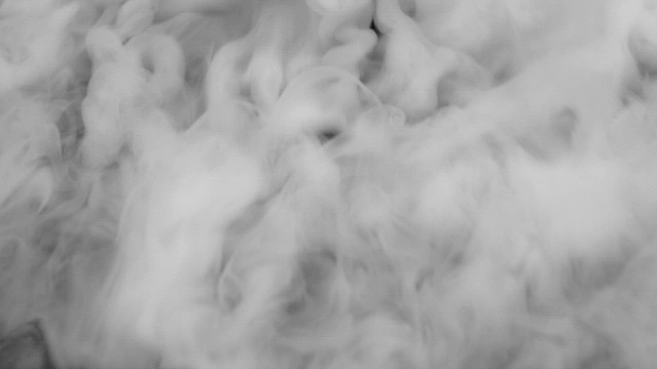 White thick mist continuously flows at a fast pace - Free Stock Video